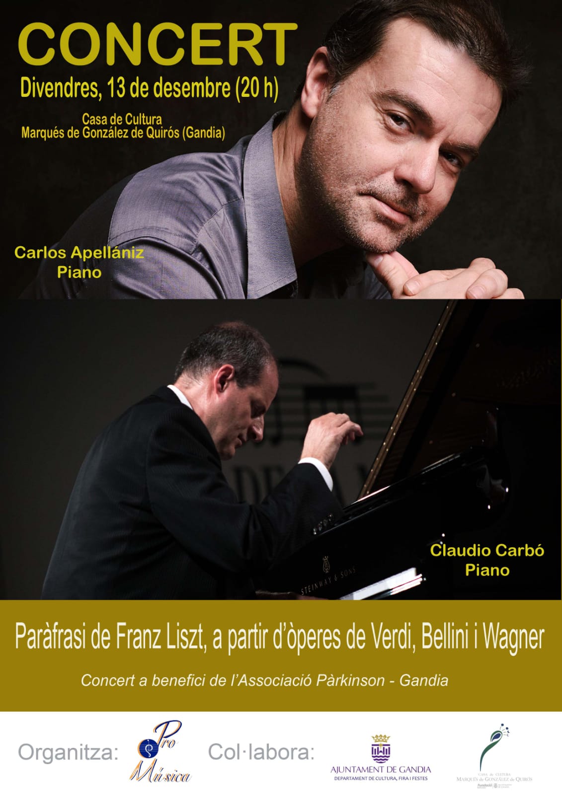 Una noche en la ópera – CLAUDIO CARBÓ, pianista