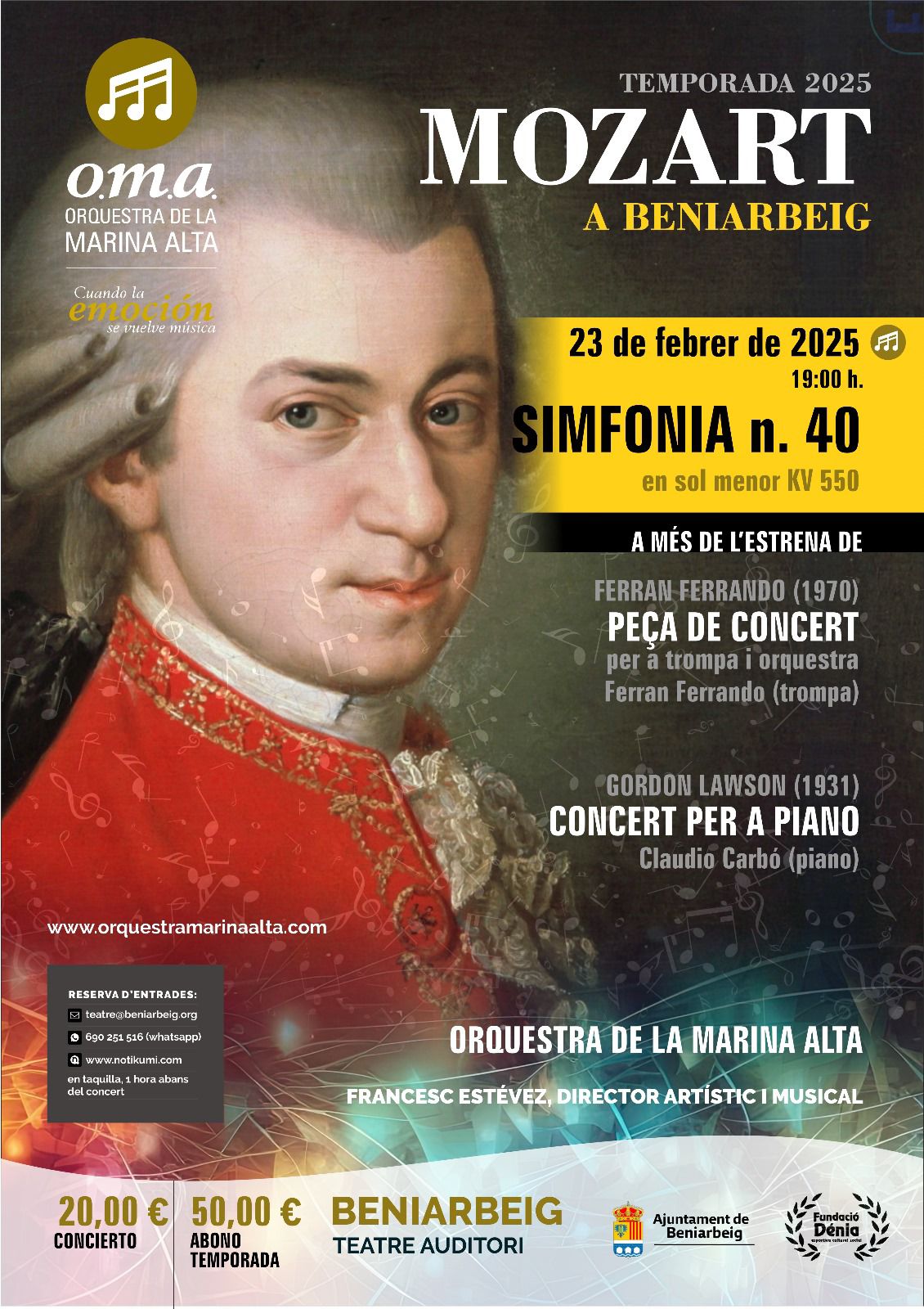 Gordon Lawson’s Piano Concerto (2023) première – CLAUDIO CARBÓ, pianista